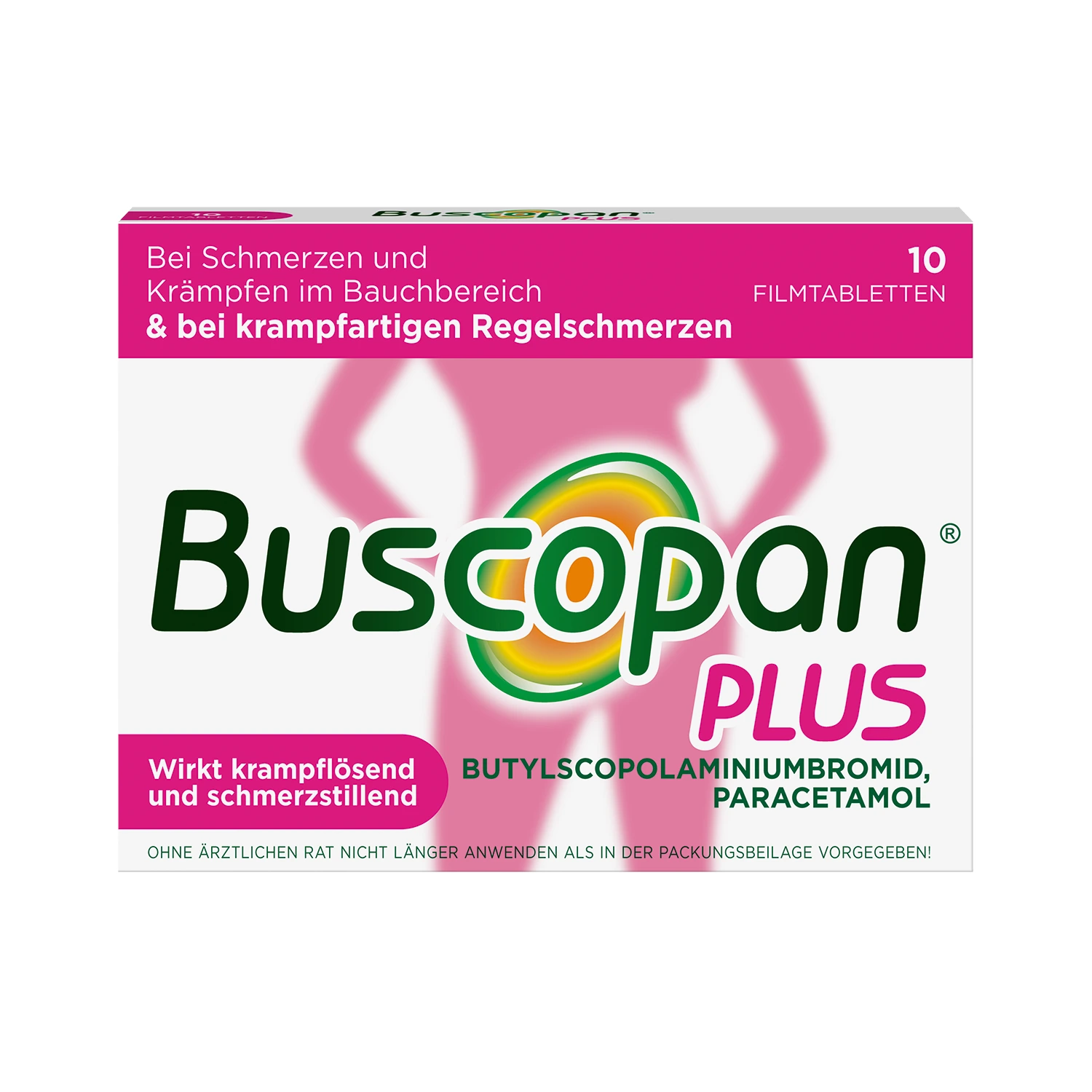 Entdecke Buscopan® PLUS in Pink| Buscopan® PLUS